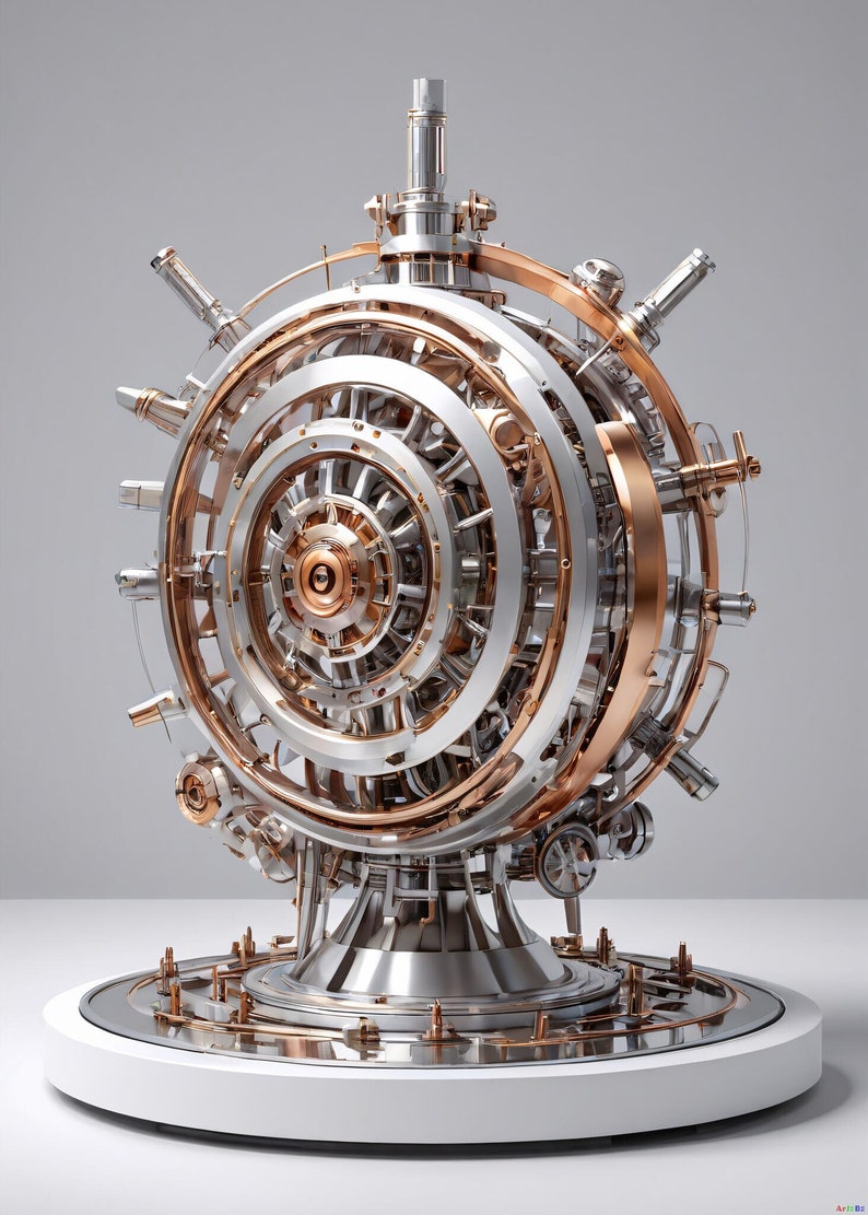 Machinarium 7: Imaginific Machine Digital Art Print Retro Sci-fi ...