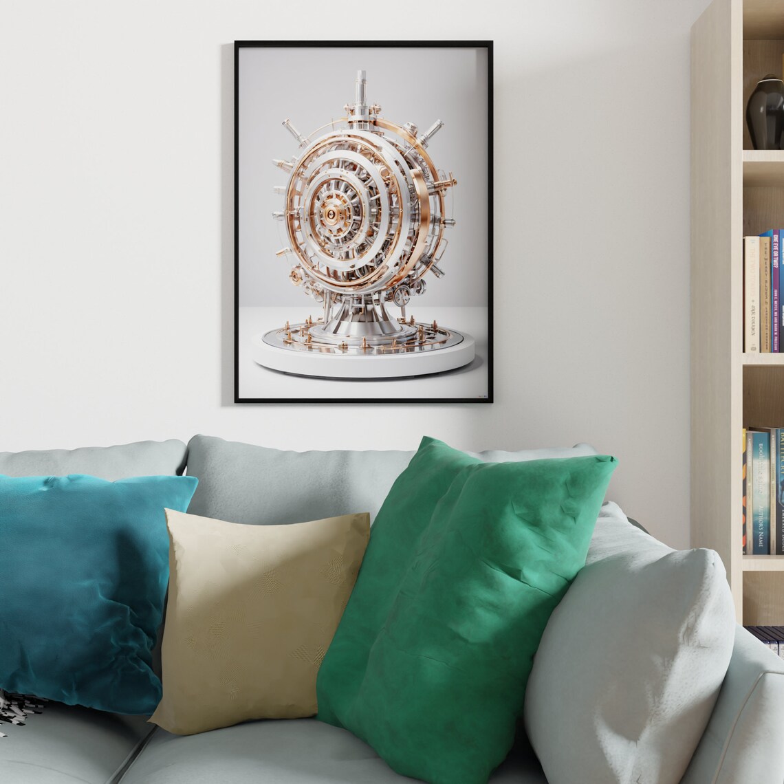 Machinarium 7: Imaginific Machine Digital Art Print Retro Sci-fi ...