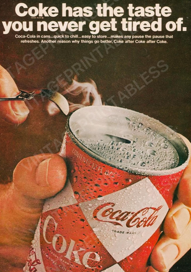 Vintage Coke Ad - Etsy