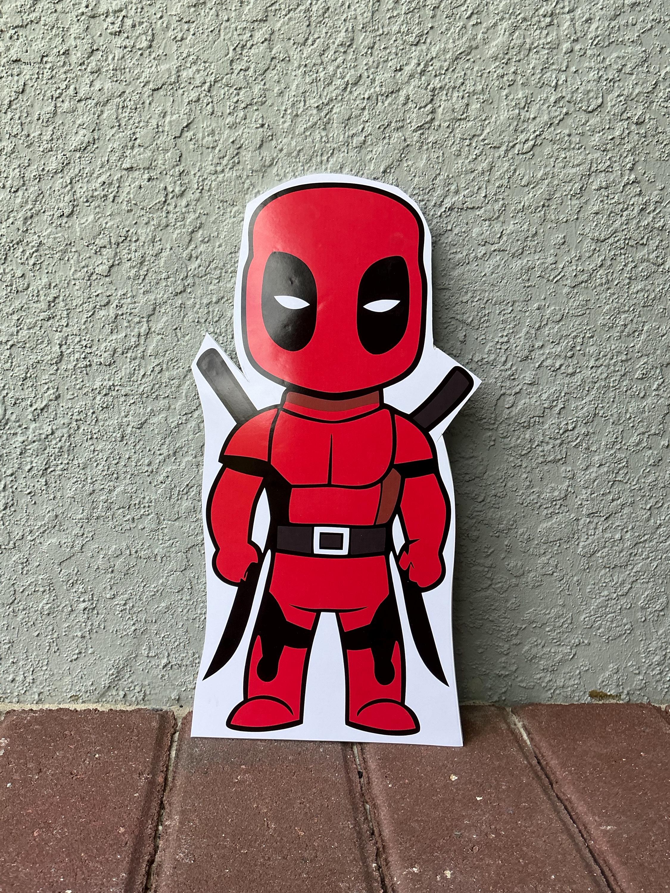 Deadpool Prop, Deadpool Decor, Deadpool Center Piece Party, Deadpool ...