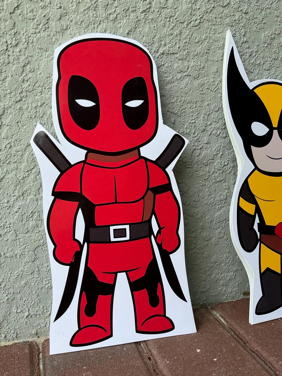 Deadpool Prop, Deadpool Decor, Deadpool Center Piece Party, Deadpool ...