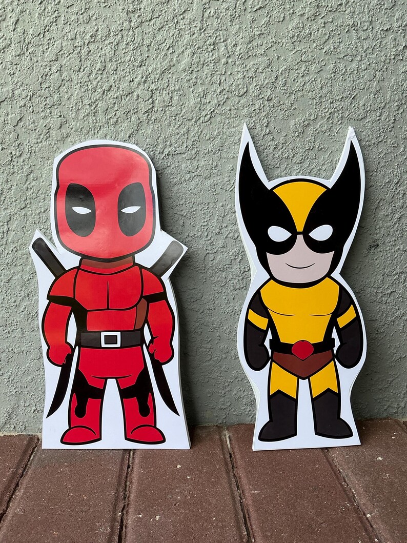 Deadpool Prop, Deadpool Decor, Deadpool Center Piece Party, Deadpool ...