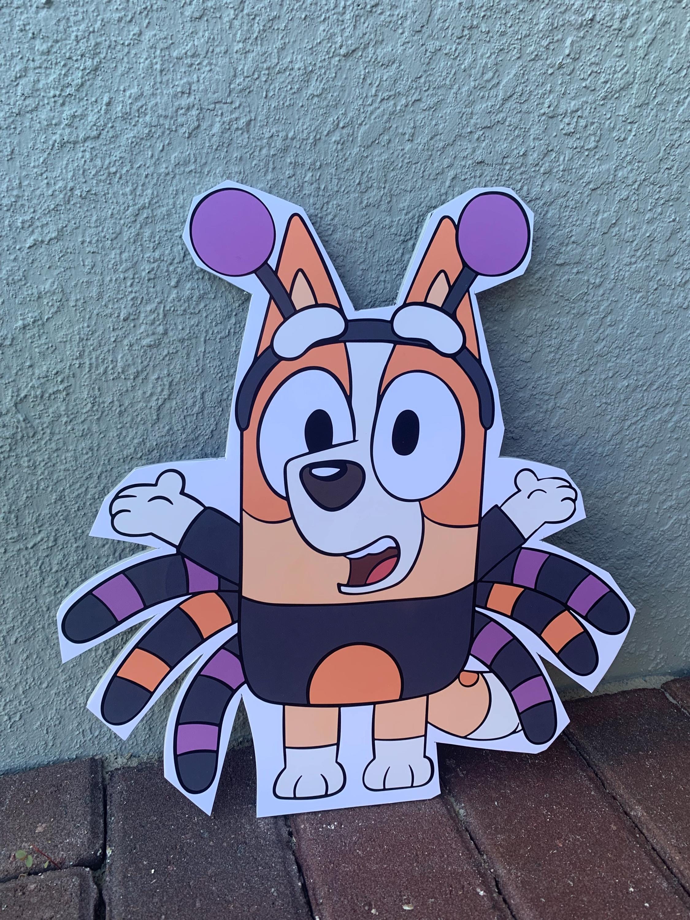Bluey Halloween Props, Bluey Decorations, Bluey Cutouts, Bluey ...