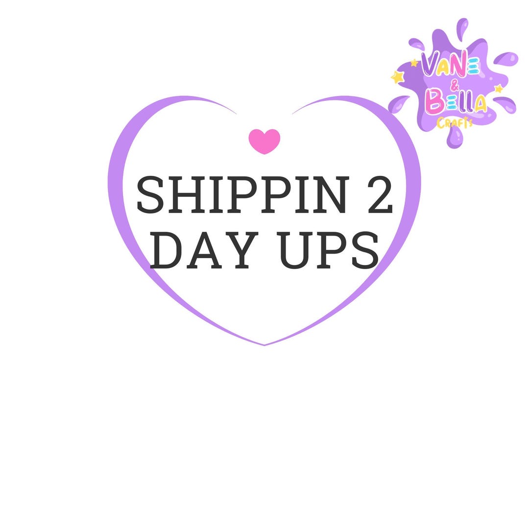 2 Day Air Ship UPS Cake Toppers Y Props - Etsy