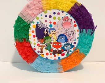 Inside Out 2, Emotions Cake Topper, Inside Out Party, Joy, Ennui ...