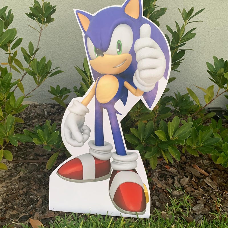 Sonic Cutouts - Etsy