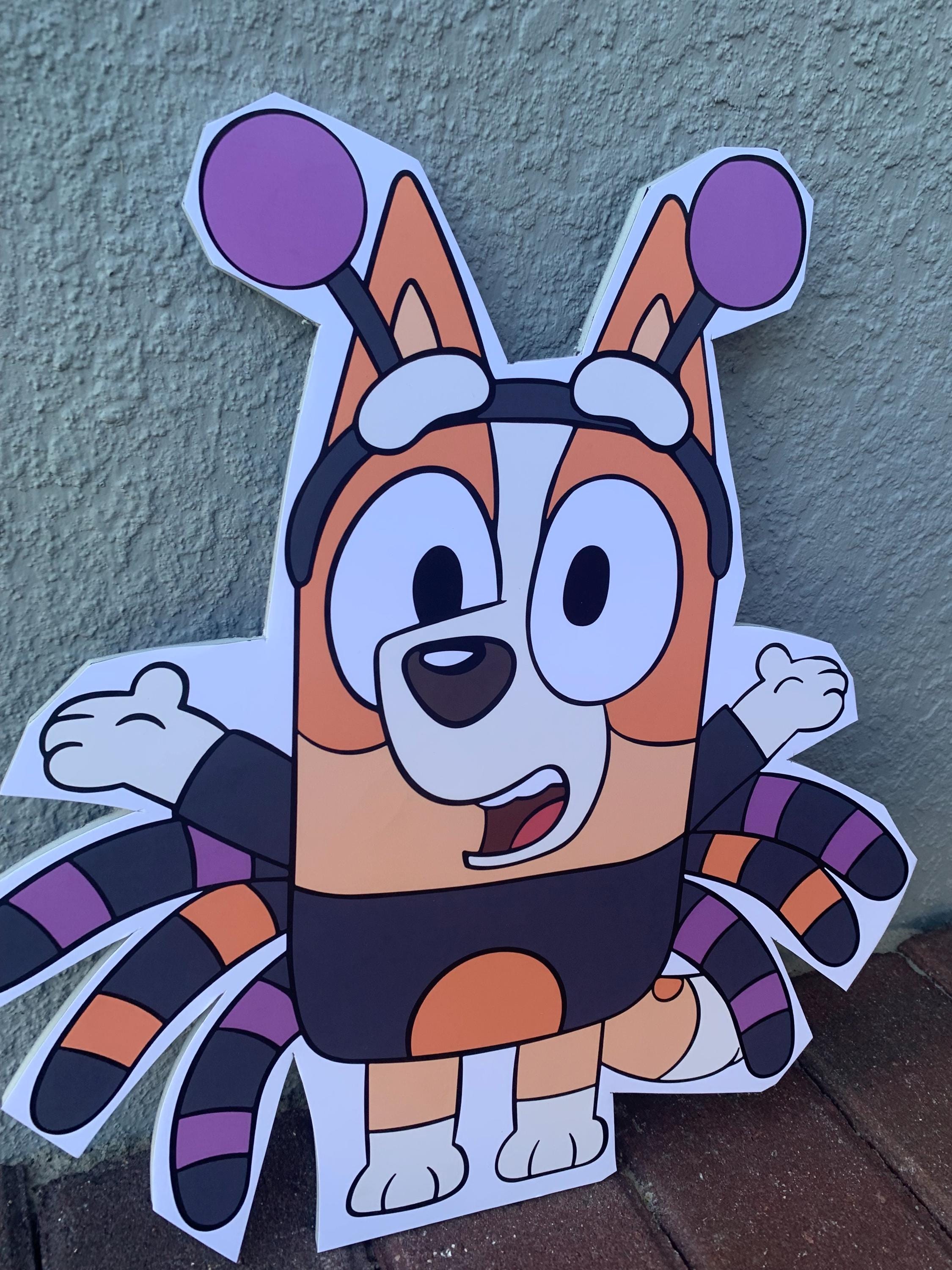 Bluey Halloween Props, Bluey Decorations, Bluey Cutouts, Bluey ...