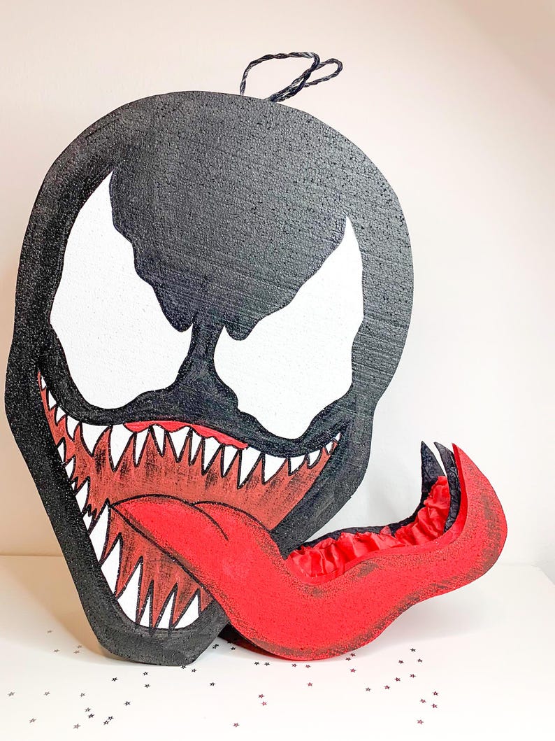 Venom Pinata, Venom Decor, Venom Birthday, Venom Cutouts, Venom ...