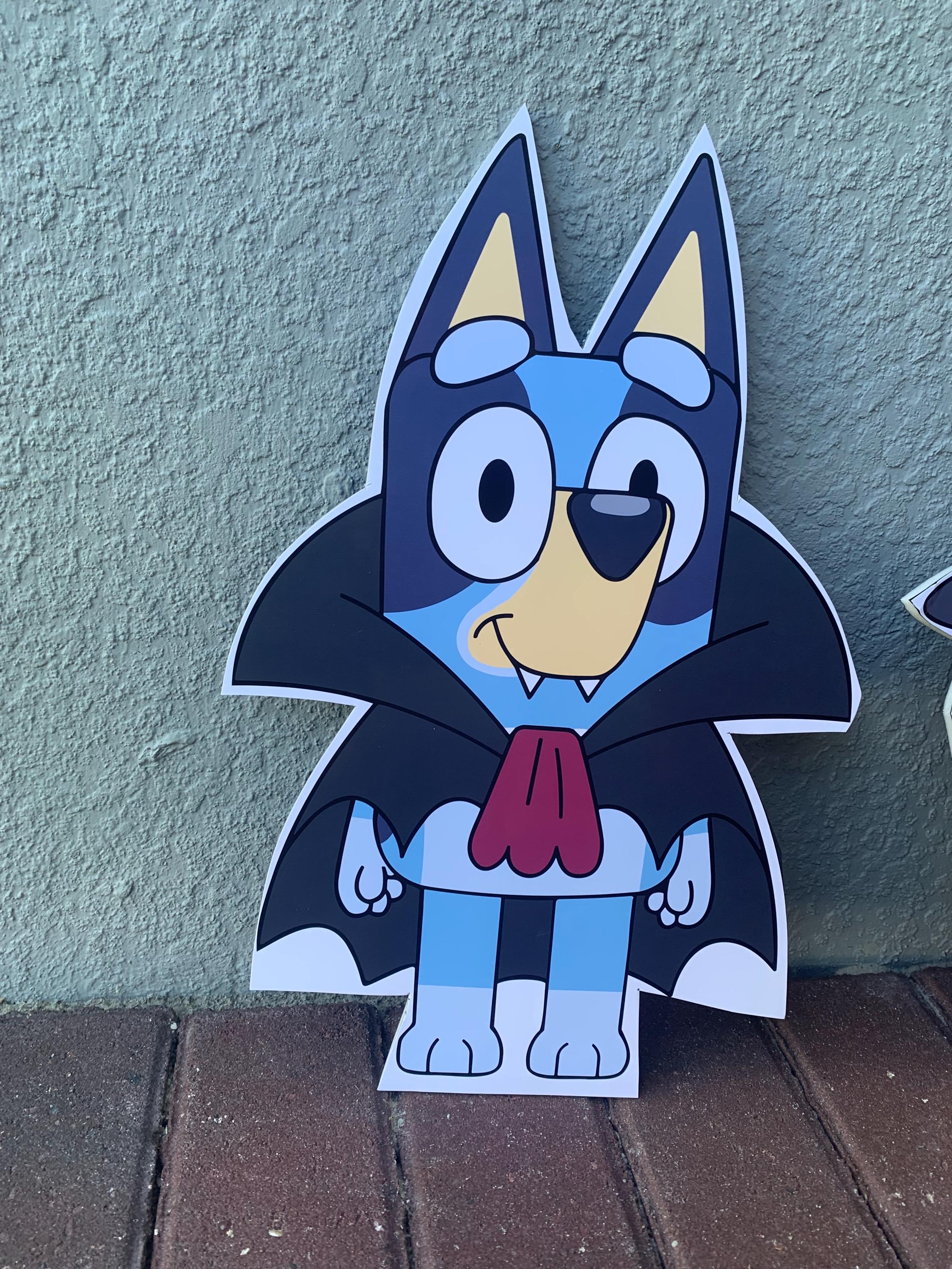 Bluey Halloween Props, Bluey Decorations, Bluey Cutouts, Bluey ...