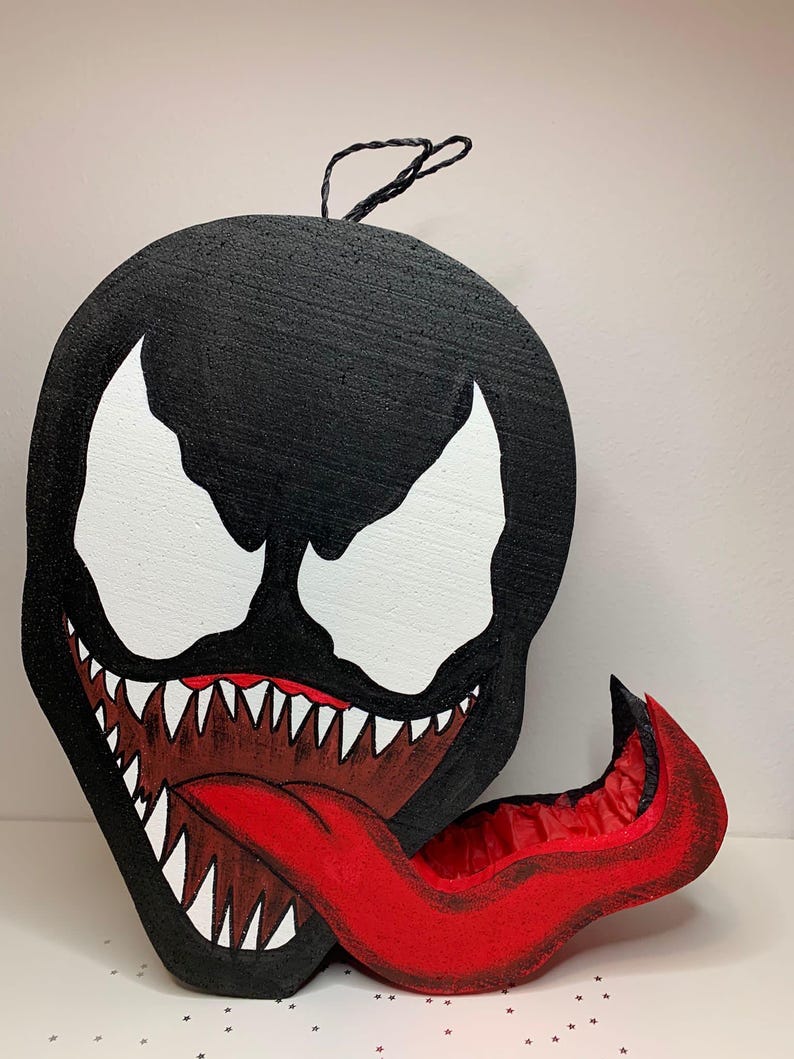 Venom Pinata, Venom Decor, Venom Birthday, Venom Cutouts, Venom ...
