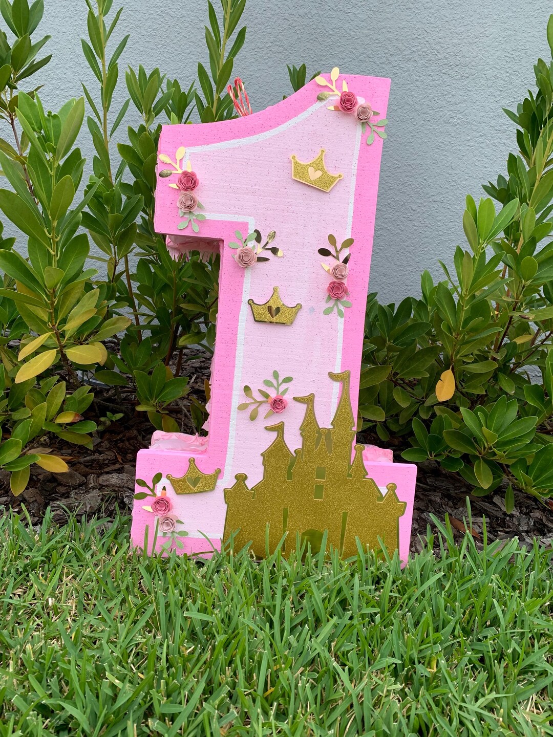 Castle Number Princess Pinata, Castle Princess , Birthday Princes ...