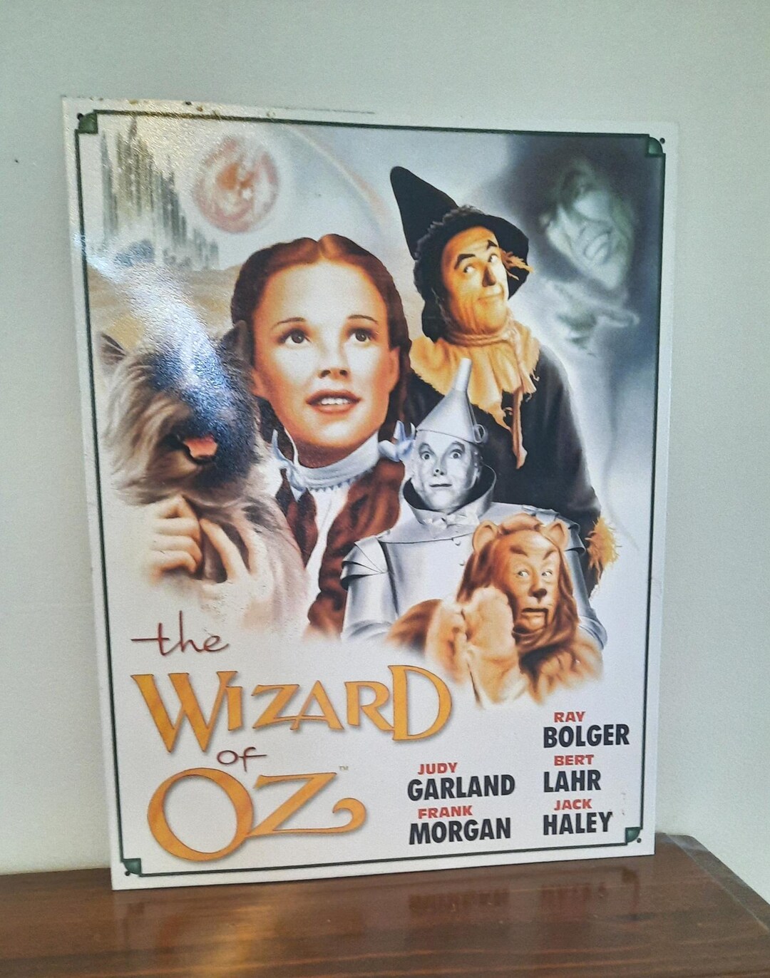 The Wizard of Oz Metal Hanging Wall Sign - Etsy