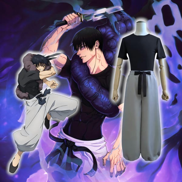 Toji Fushiguro Outfit - Etsy