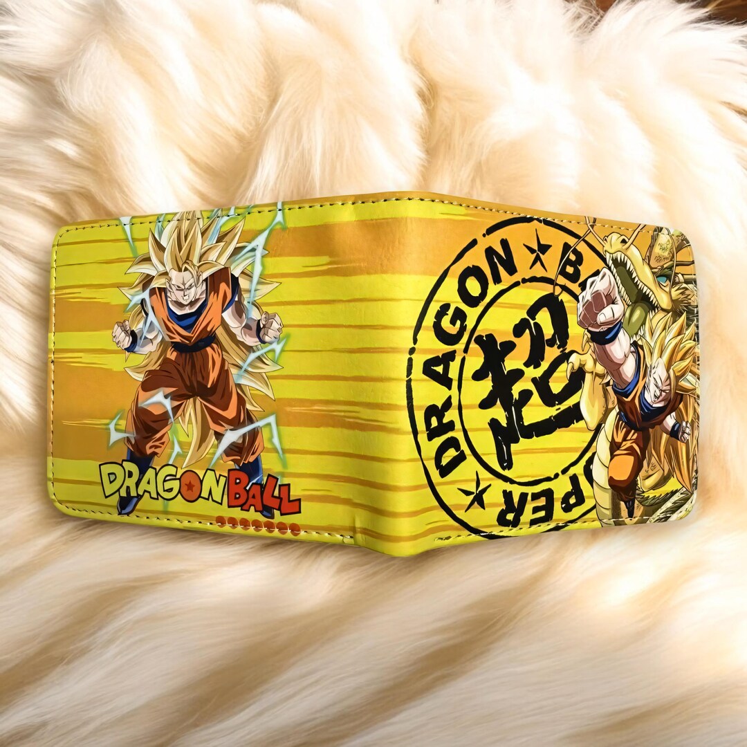 Dragon Ball Super Goku Wallet | Iconic Super Saiyan Vibrant Yellow ...