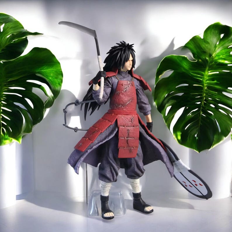 Madara Uchiha Figure Collectible, Naruto Anime Fan Gift, Gunbai Battle ...