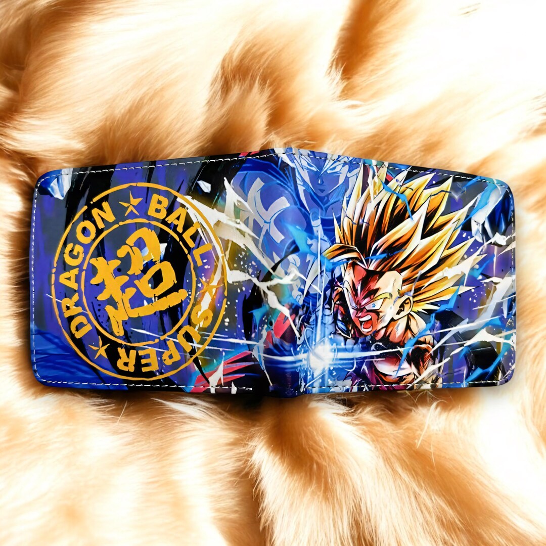 Dragon Ball Super Goku Wallet | Super Saiyan Blue-purple Design ...