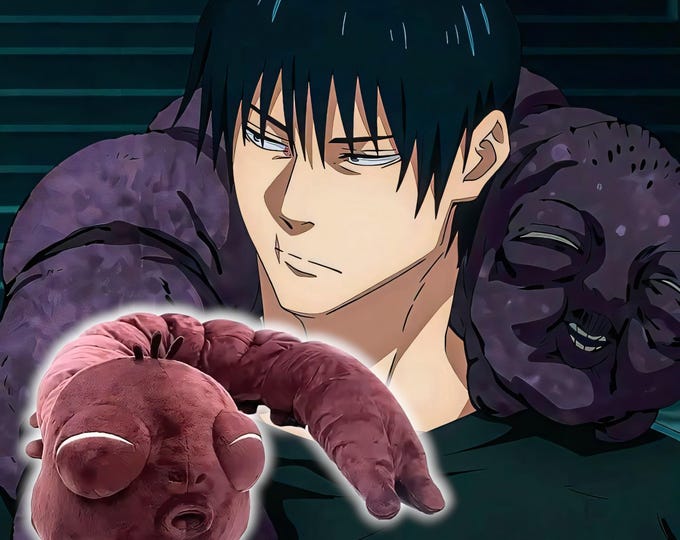 Toji’s Cursed Companion- Inspired Crochet Worm Plush - Etsy