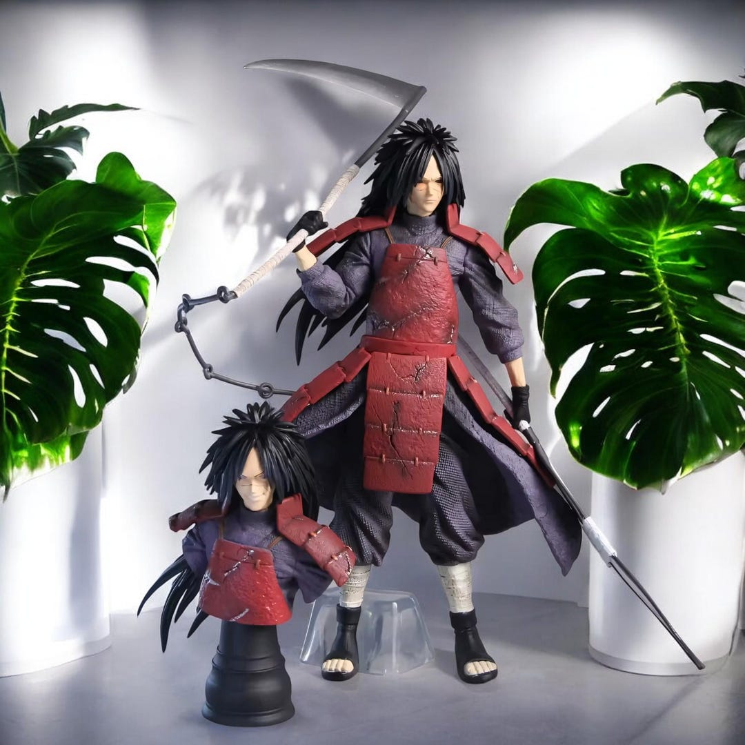 Madara Uchiha Figure Collectible, Naruto Anime Fan Gift, Gunbai Battle ...