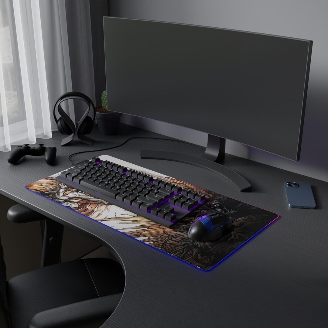 Death Note LED Gaming Mousepad, Death Note Anime Fan Gift, Ryuk ...