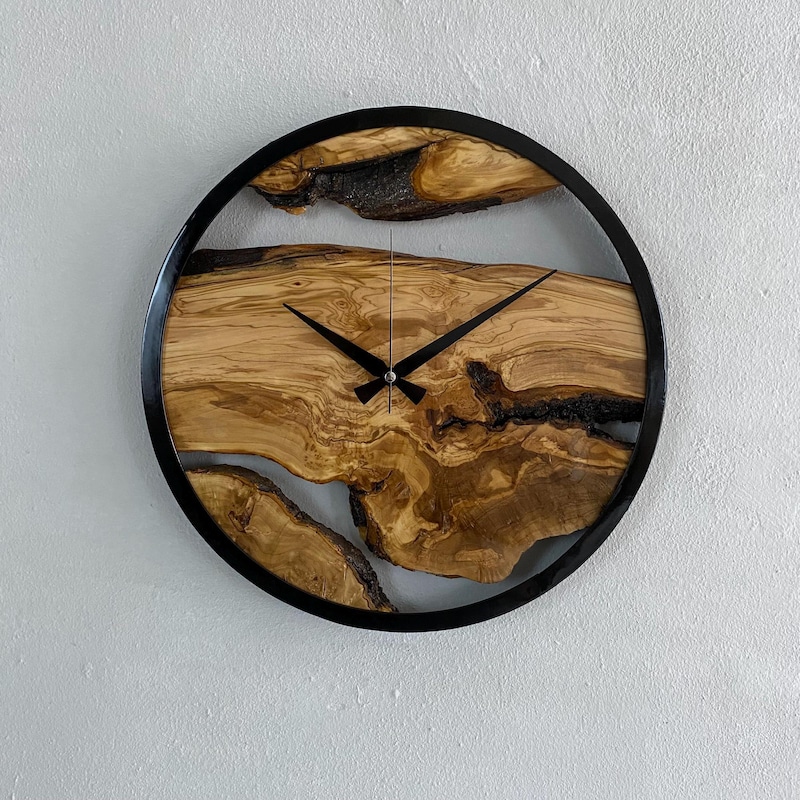 Live Edge Clock - Etsy Canada