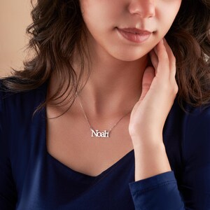Custom Name Plate Necklace, Personalized Nameplate, Nickname Necklace ...