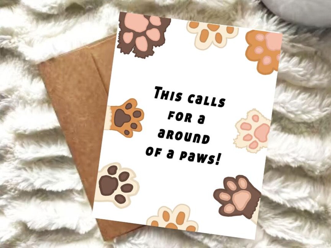 A-paws Graduation Card: Cat and Dog Celebration | A2 Card | Physical - Etsy