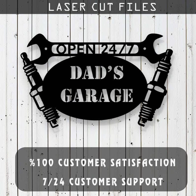Custom Car Garage SVG DXF Laser Cut File for CNC Glowforge Cricut ...