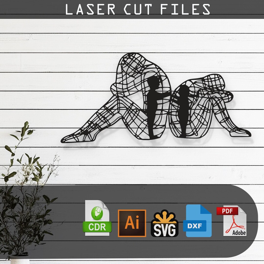 Human, Child Laser Cut SVG/DXF File | Metal Art Wall Art, Engraving ...