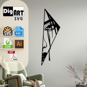 Decorative Woman Laser Cut Vector Design SVG, DXF, Ai, Pdf Files ...