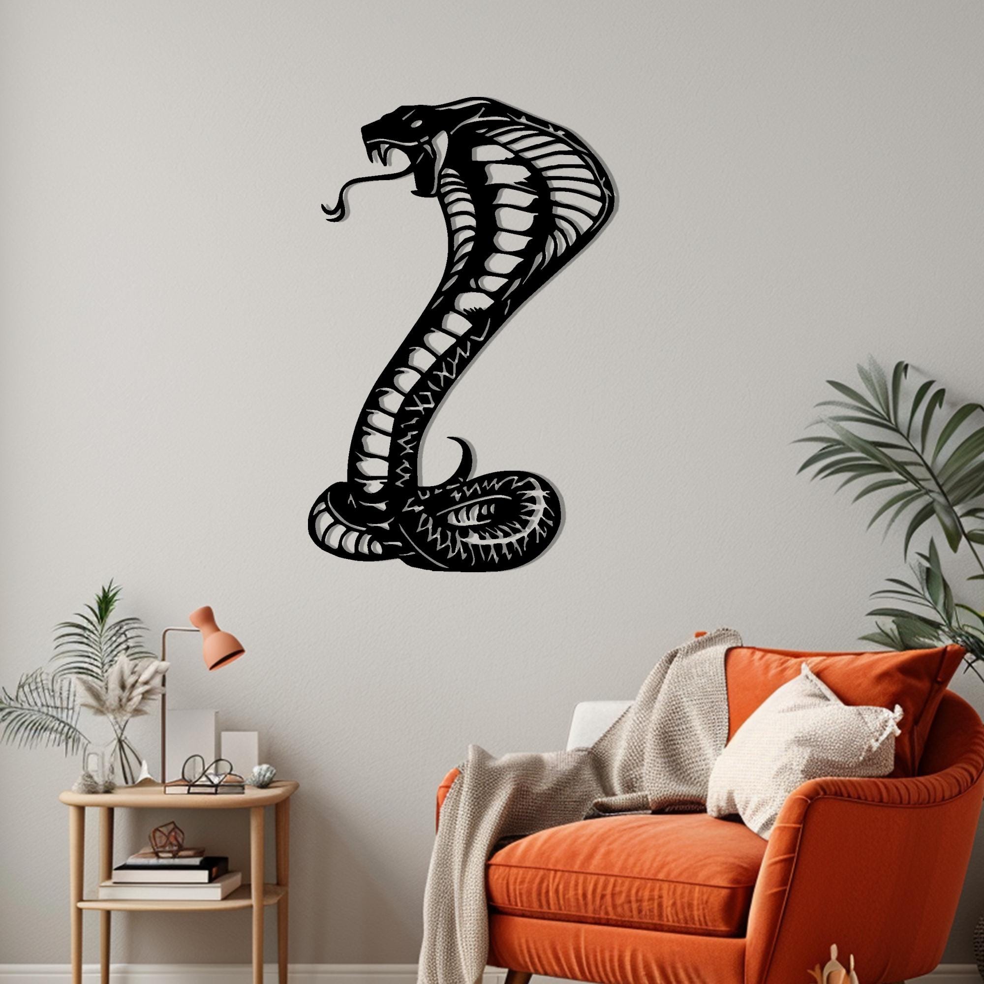 Cobra Snake Silhouette Laser Cut, Vector Files SVG, DXF, Ai, Pdf ...