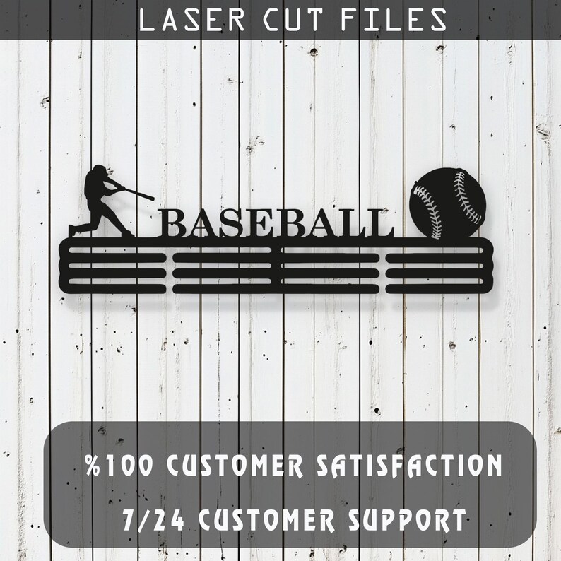 Customizable Baseball Medal Hanger SVG Laser Cut File – Glowforge ...