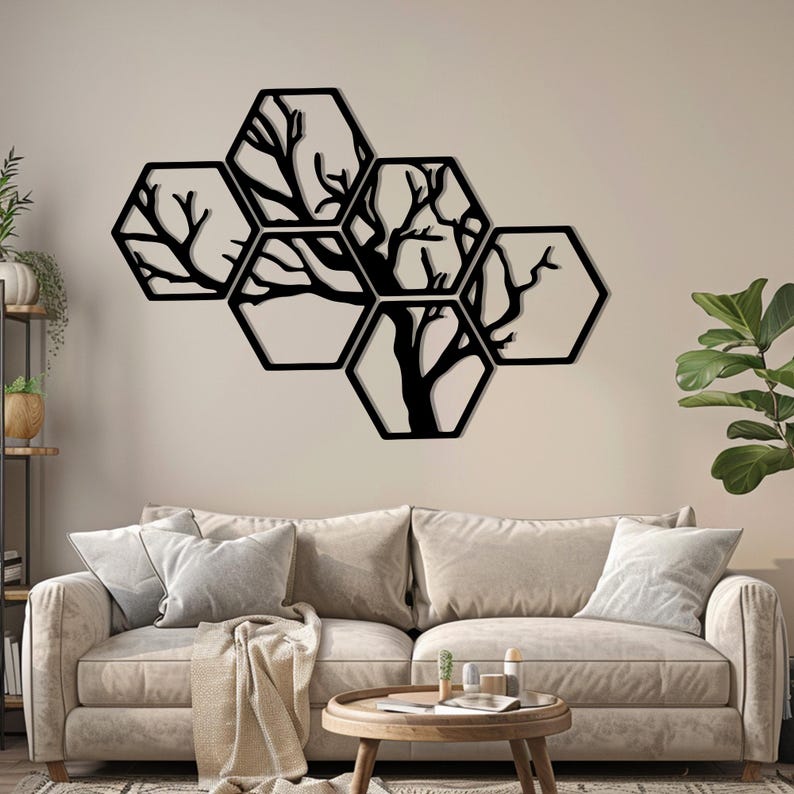 Decorative Tree Branch Laser Cut Vector Design SVG, DXF, Ai, Pdf Files ...