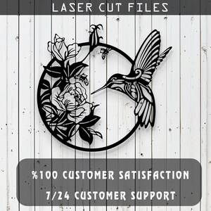 Hummingbird Laser Cut SVG/DXF File | Metal Art Wall Art, Engraving ...
