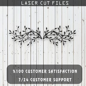 Decorative Tree Branch Laser Cut Vector Design – SVG, DXF, Ai, Pdf ...