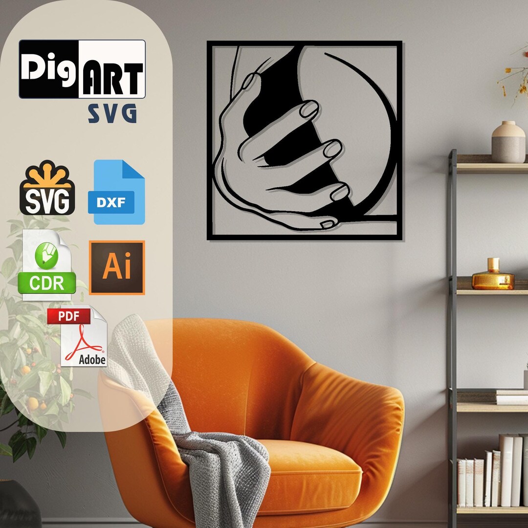 Sexy Women Laser Cut Vector Design SVG, DXF, Ai, Pdf Files for ...