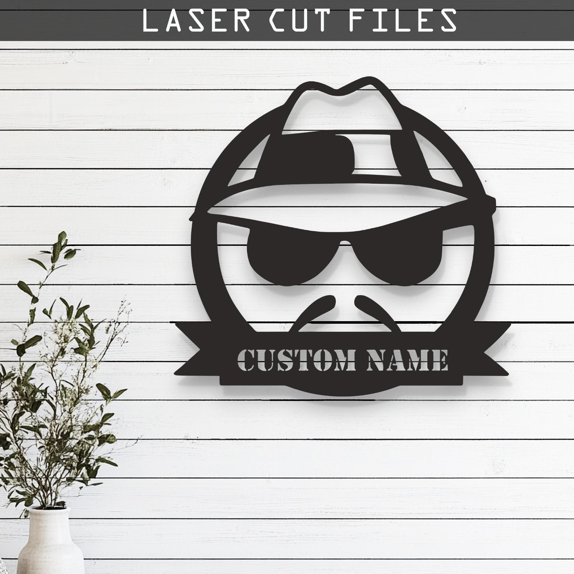 Customizable Lowrider Car Silhouette Laser Cut Vector – SVG, DXF, Ai ...