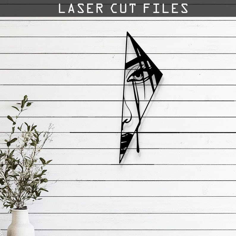 Decorative Woman Laser Cut Vector Design – SVG, DXF, Ai, Pdf Files ...