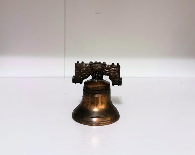 Vintage Bronze Bicentennial Miniature Replica Liberty Bell Souvenir ...