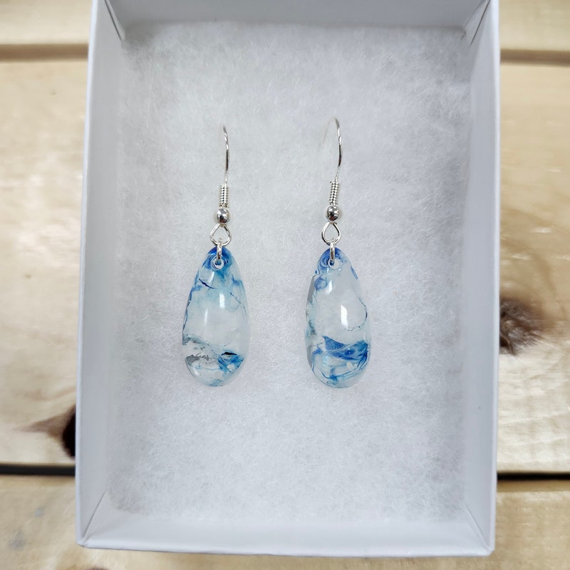 Resin Earrings - Etsy