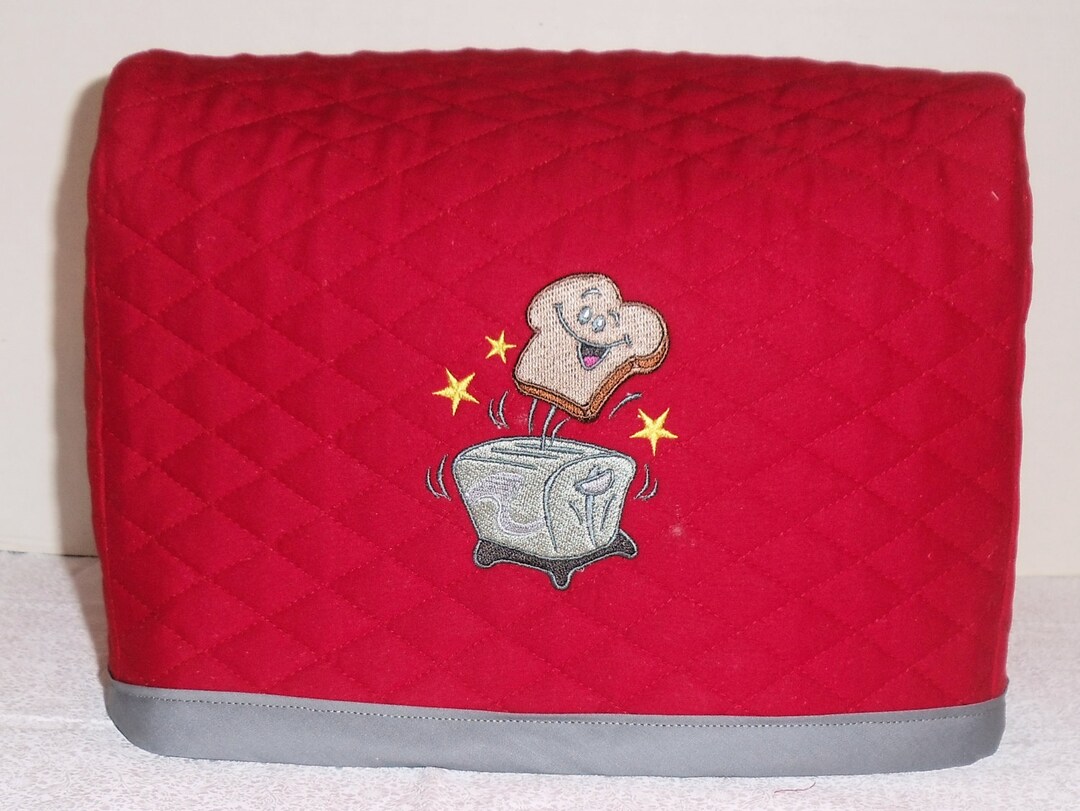 2 Slice Toaster Cover With Fun Happy Toaster - Etsy