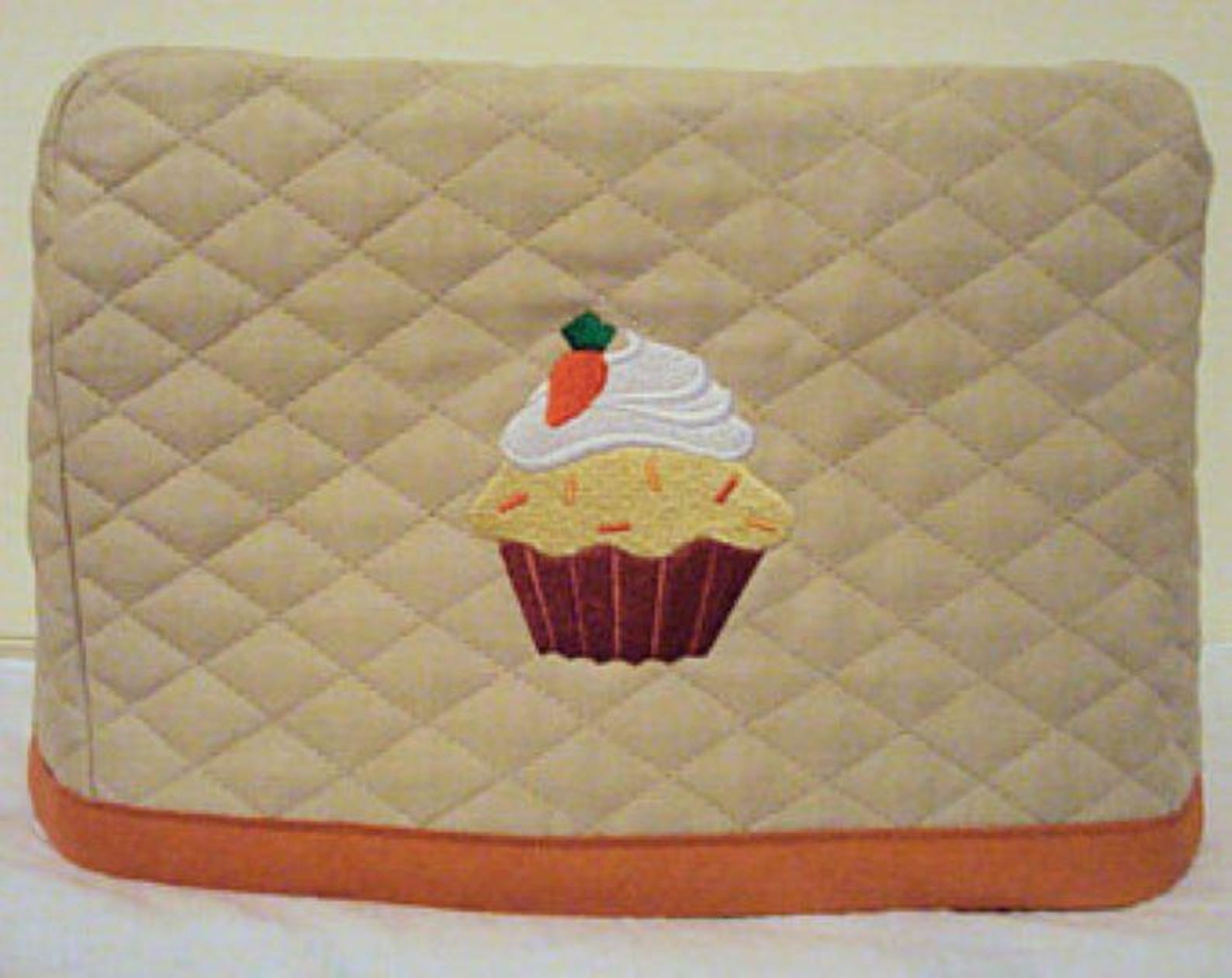 Tan Toaster Cover With Cupcake/2 Slice - Etsy