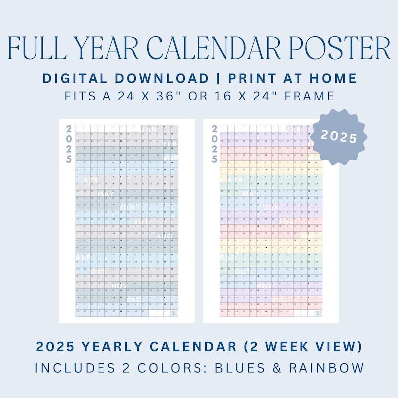 School Year 2024 2025 Calendar - Etsy UK