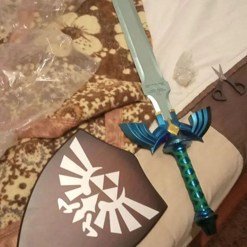 Legend of Zelda Sword, Link Master Sword, Windcleaver Sword, Metal ...