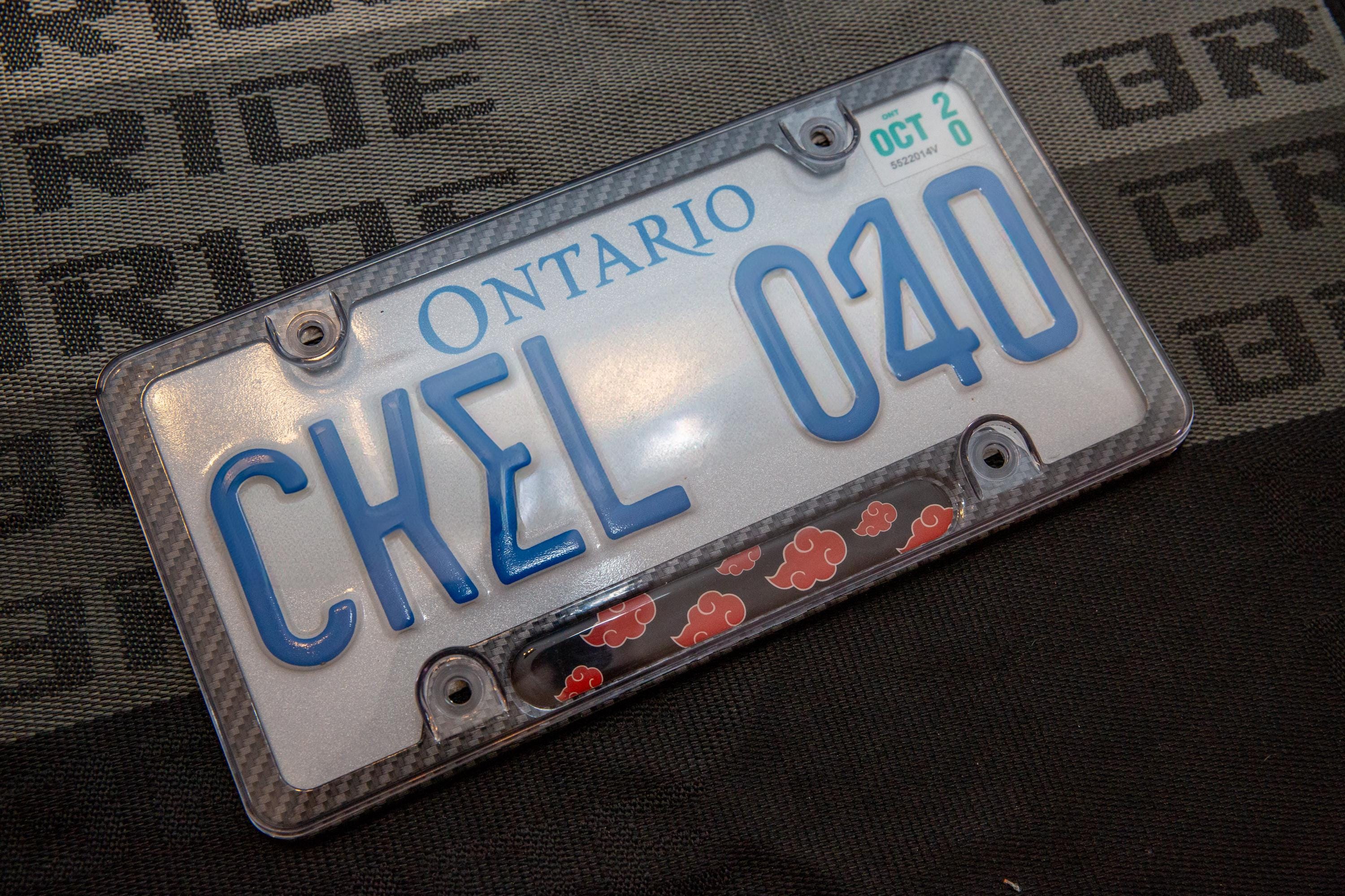 JDM Anime Akatsuki Plate Frame Alumium - Etsy