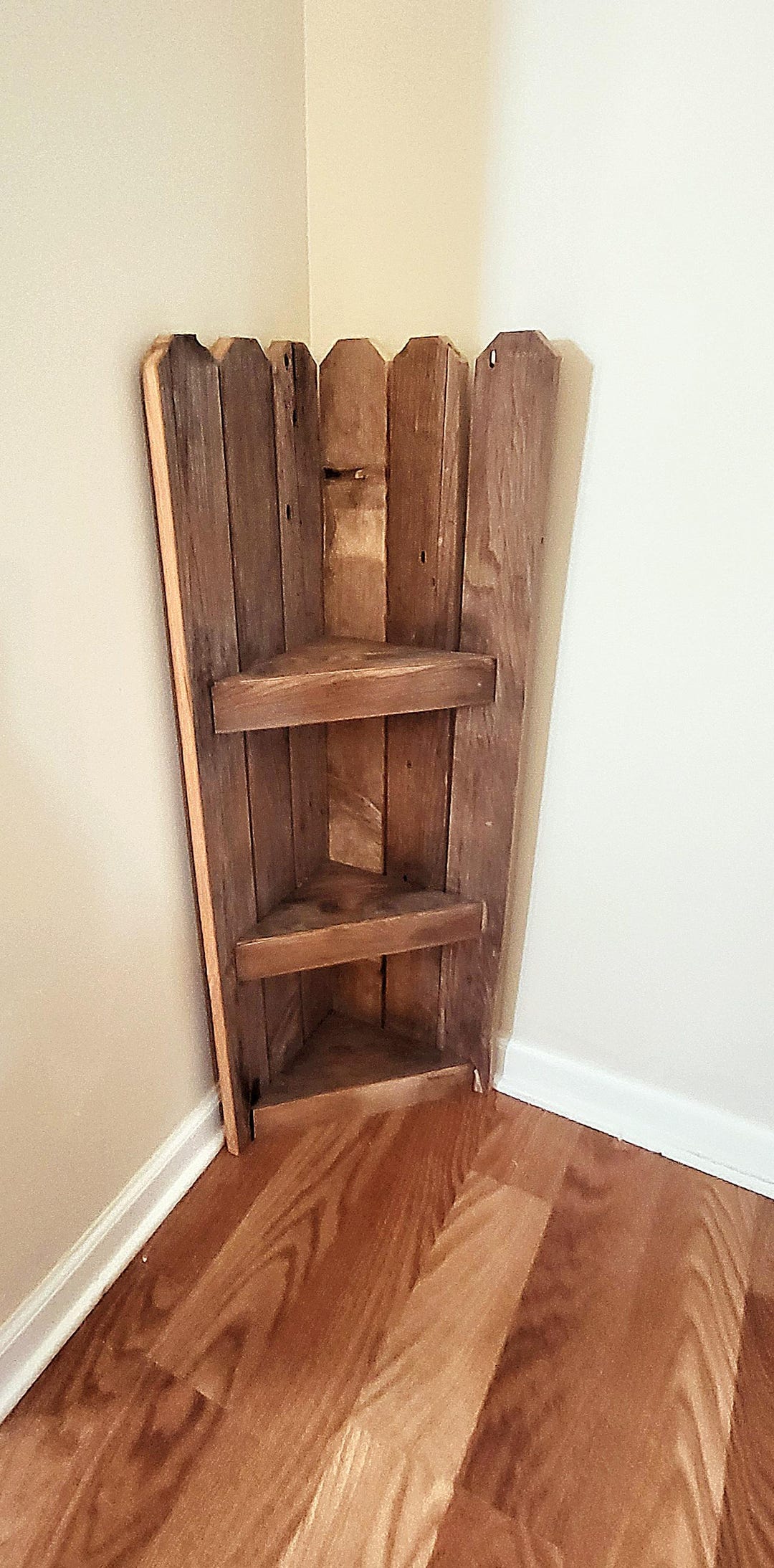 Barnwood Corner Shelf - Etsy