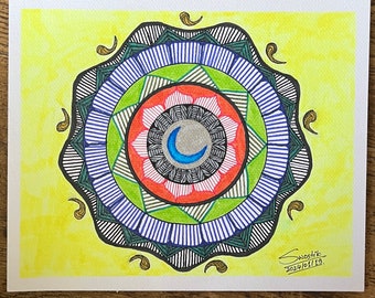 Handmade Mandala Painting - Etsy