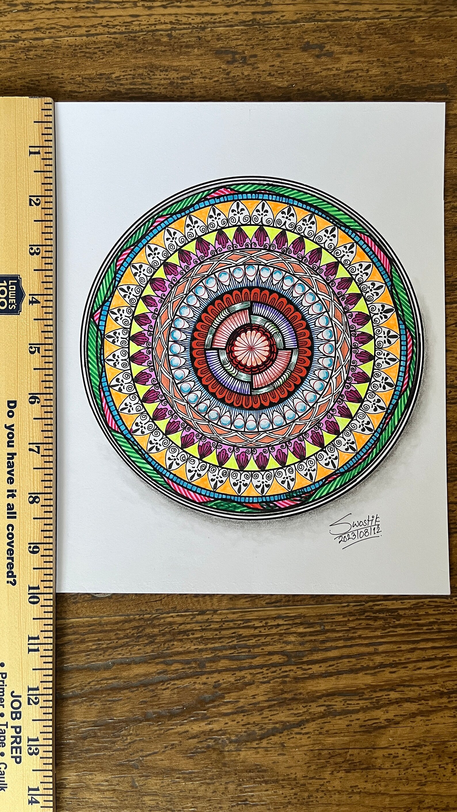 Handmade Mandala Painting - Etsy