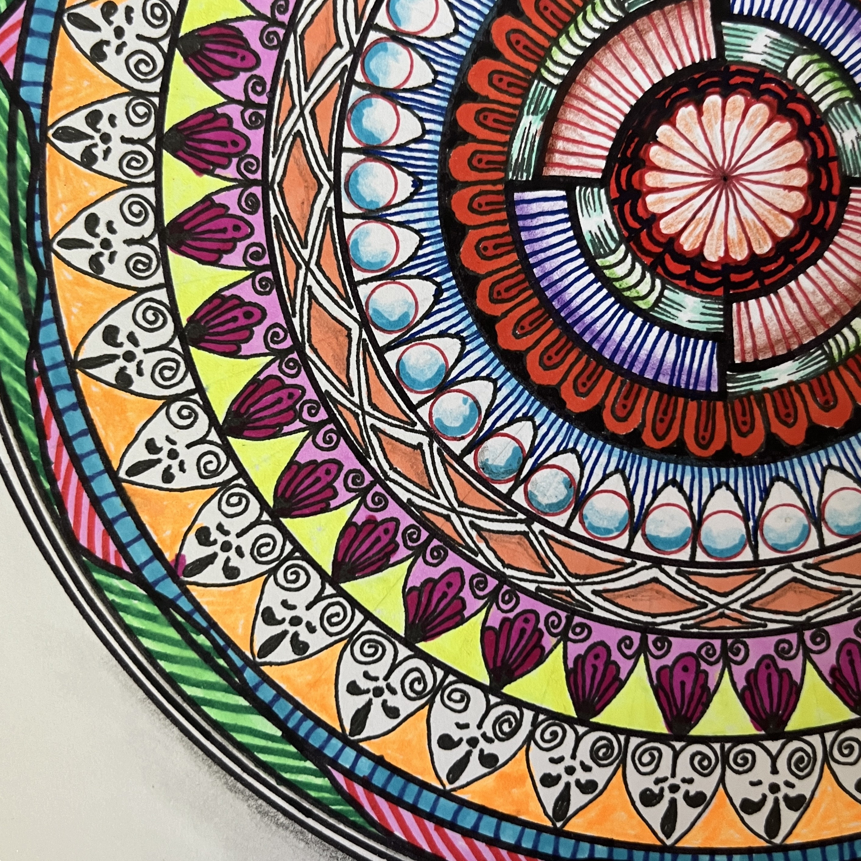 Handmade Mandala Painting - Etsy