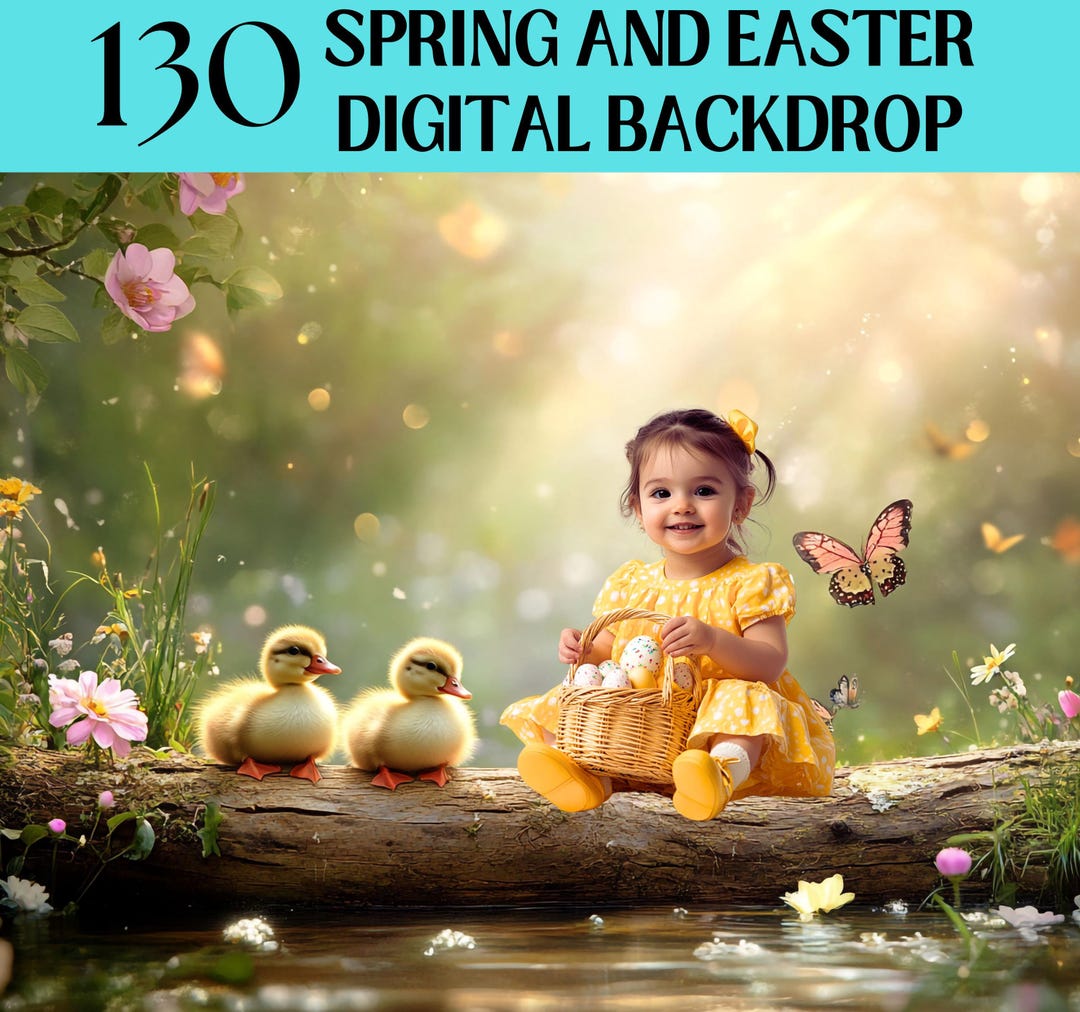 130+ Spring Easter Photography Backdrops, Nature Studio Portrait ...