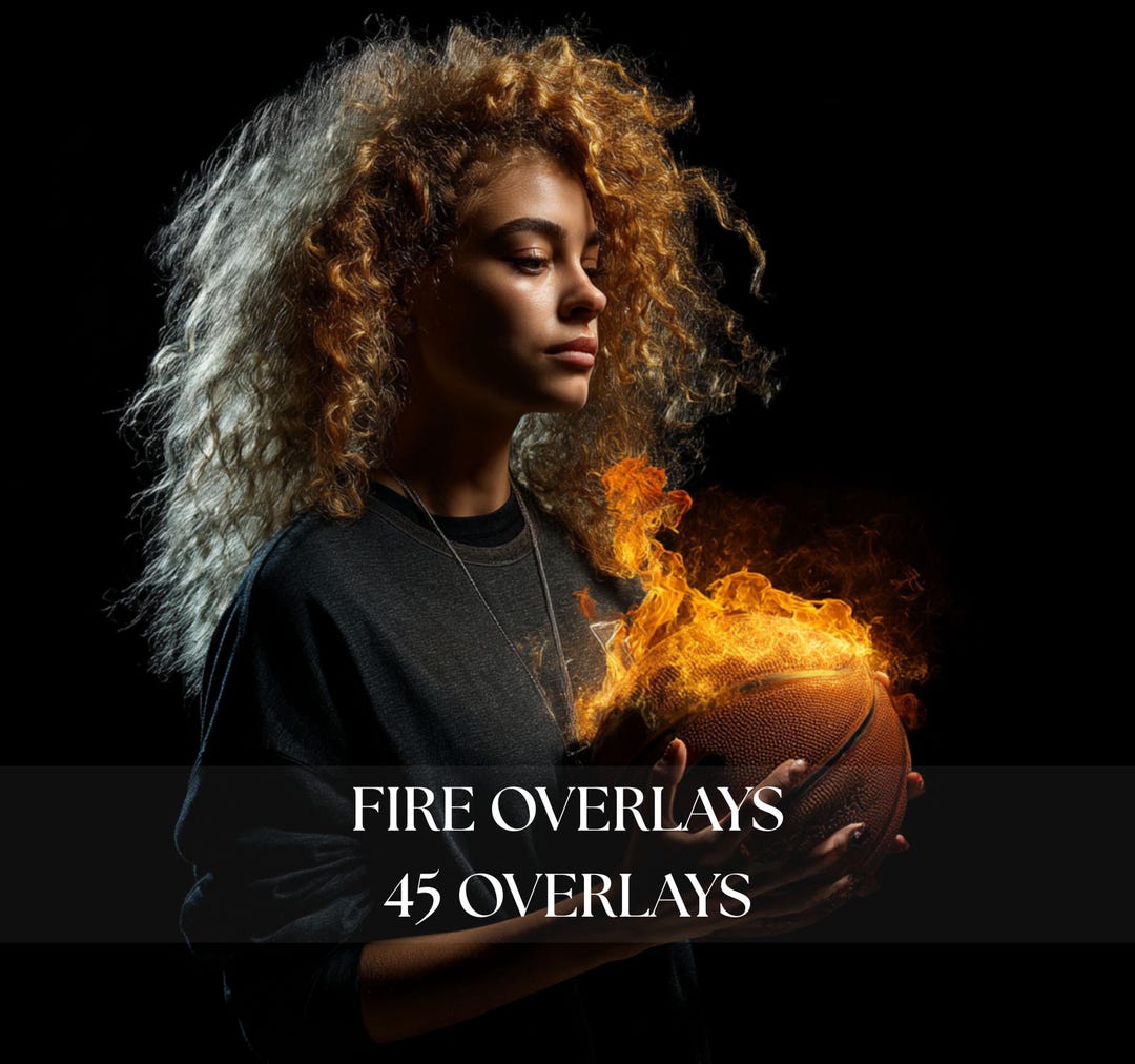 45 Fire Overlays, Photoshop Fire Overlays, Digital Fire Effect & Flames ...